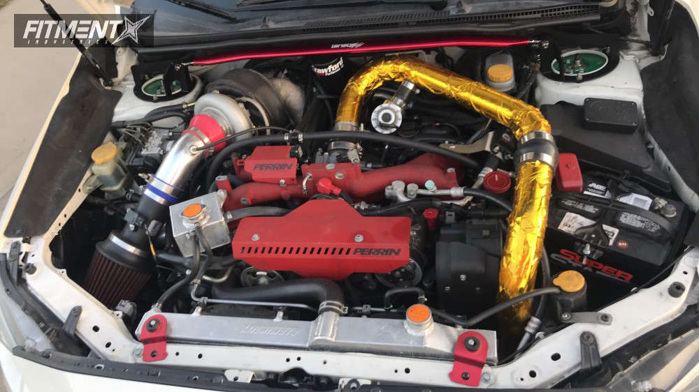 2015 Subaru WRX STI Limited with 18x9.5 Volk Te37rt and Falken 255x35 ...