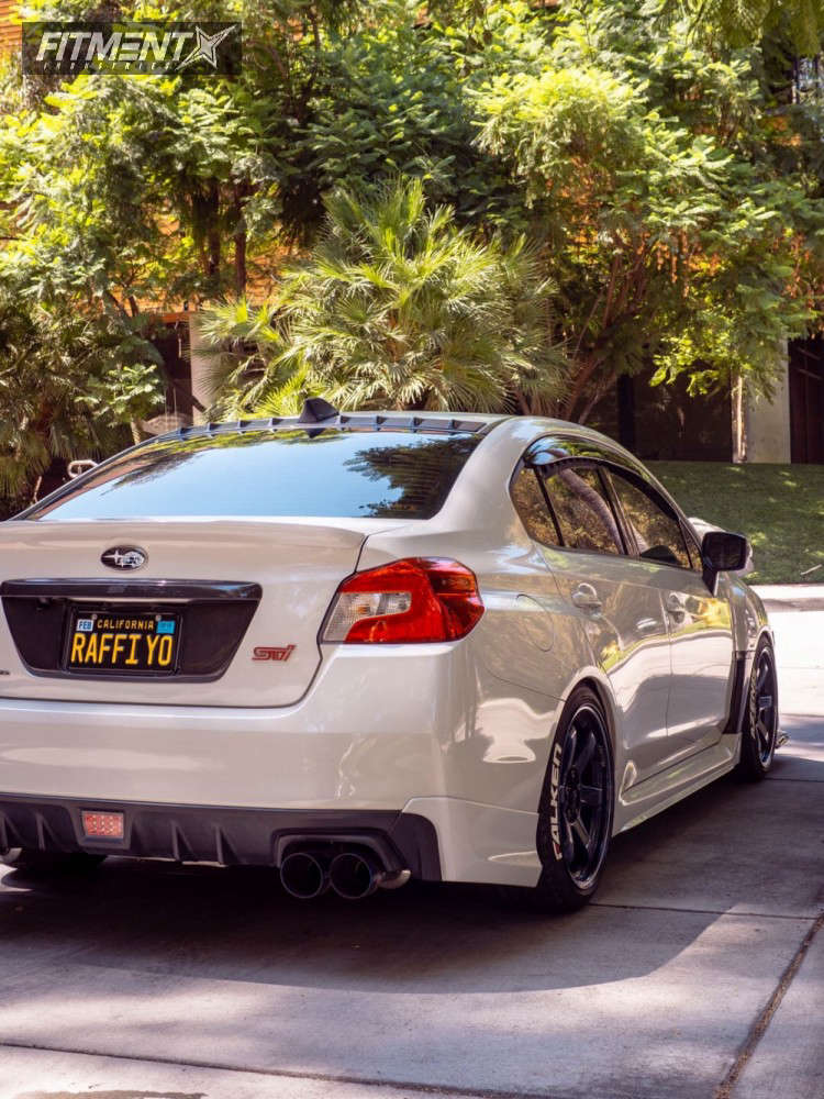 2015 Subaru WRX STI Limited with 18x9.5 Volk Te37rt and Falken 255x35 ...