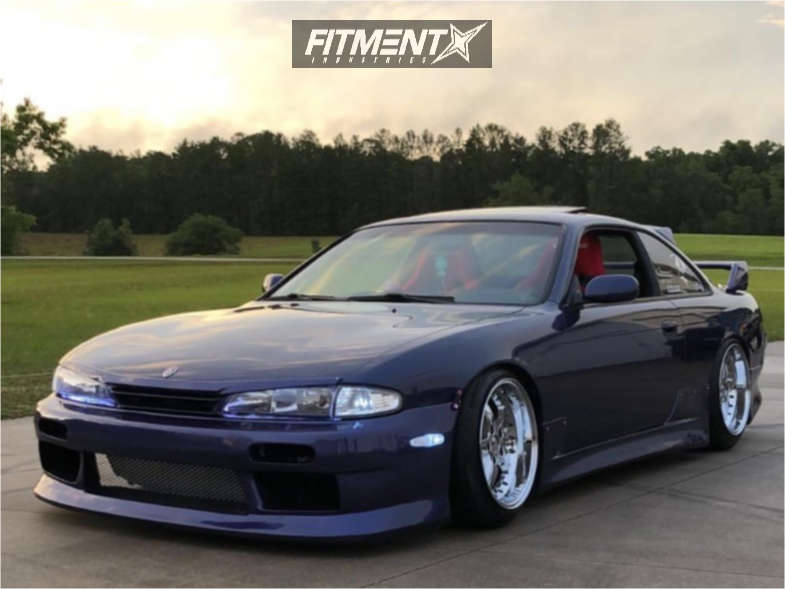 1996 Nissan 240SX SE with 17x10.5 OEM Wheels Mustang Cobra Wheels and ...