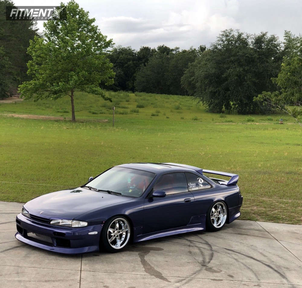 1996 Nissan 240SX SE with 17x10.5 OEM Wheels Mustang Cobra Wheels and ...
