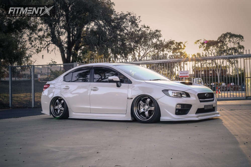 2016 Subaru WRX Premium with 19x9.5 SSR Sp1 and Bridgestone 245x35 on ...
