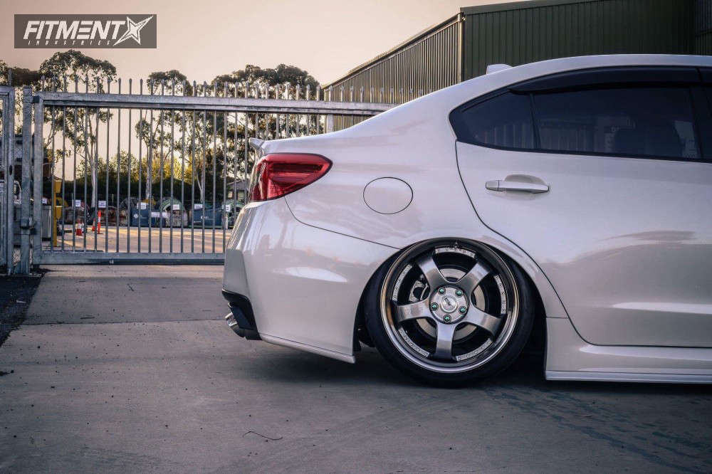 2016 Subaru WRX Premium with 19x9.5 SSR Sp1 and Bridgestone 245x35 on ...