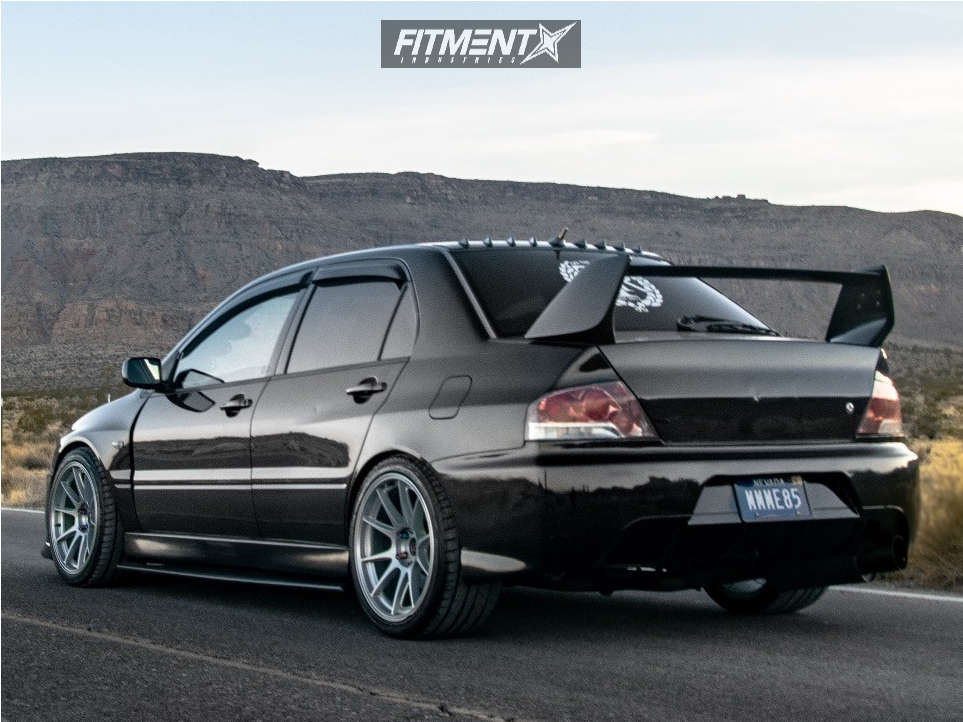 2003 Mitsubishi Lancer 4dr Sport Sedan (2.0L 4cyl Turbo 5M) with 18x9.5 ...
