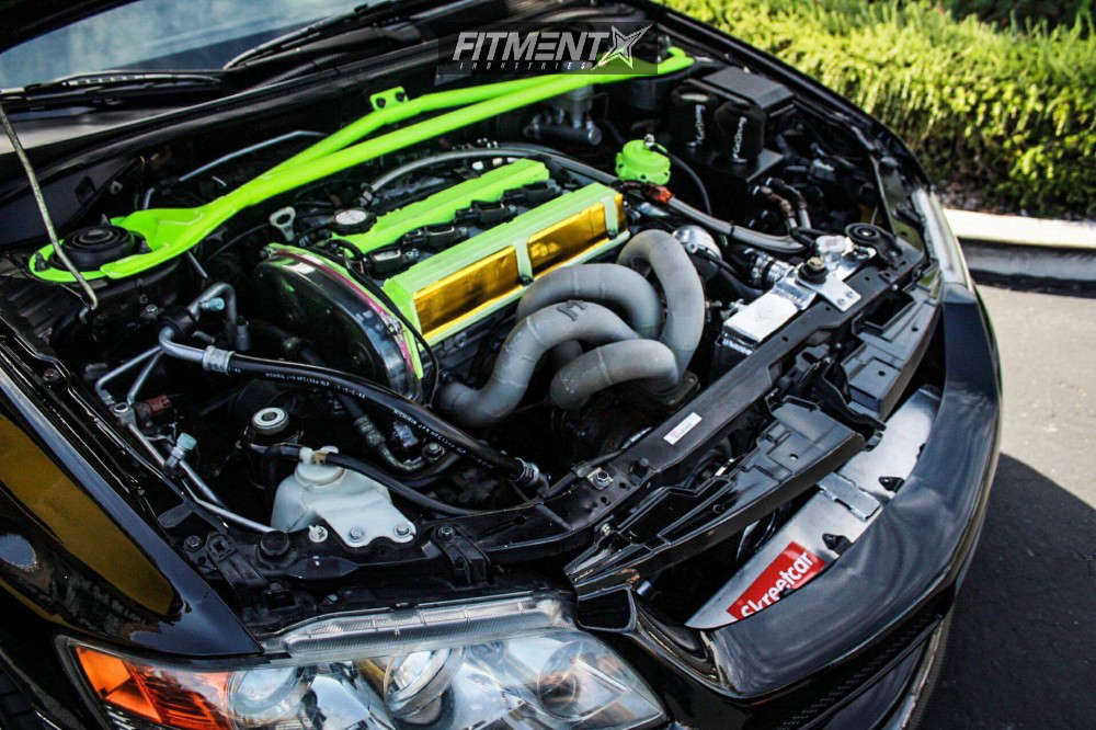 2003 Mitsubishi Lancer 4dr Sport Sedan (2.0L 4cyl Turbo 5M) with 18x9.5 ...