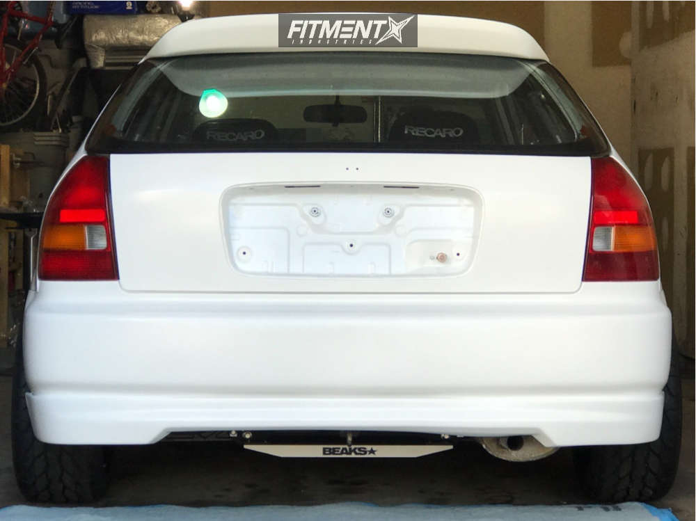 1997 Honda Civic EX with 16x8 Rota Grid and BFGoodrich 225x45 on ...