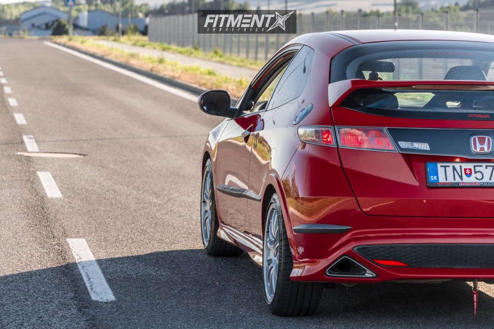2008 Honda Civic Si 2dr Coupe (2.0L 4cyl 6M) with 18x8 Team Dynamics ...