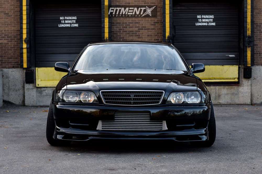 1996 Toyota Chaser Base with 18x9.5 Work Emotion Cr Kiwami and Falken ...