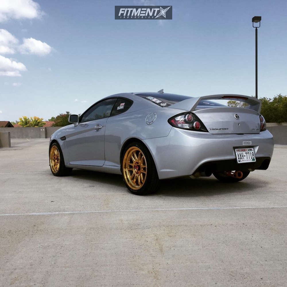 2008 Hyundai Tiburon SE with 18x8.5 Aodhan Ah07 and Hankook 245x45 on ...