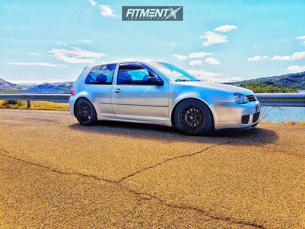 2002 Volkswagen Golf GL with 17x8 OZ Racing Ultraleggera and Hankook ...