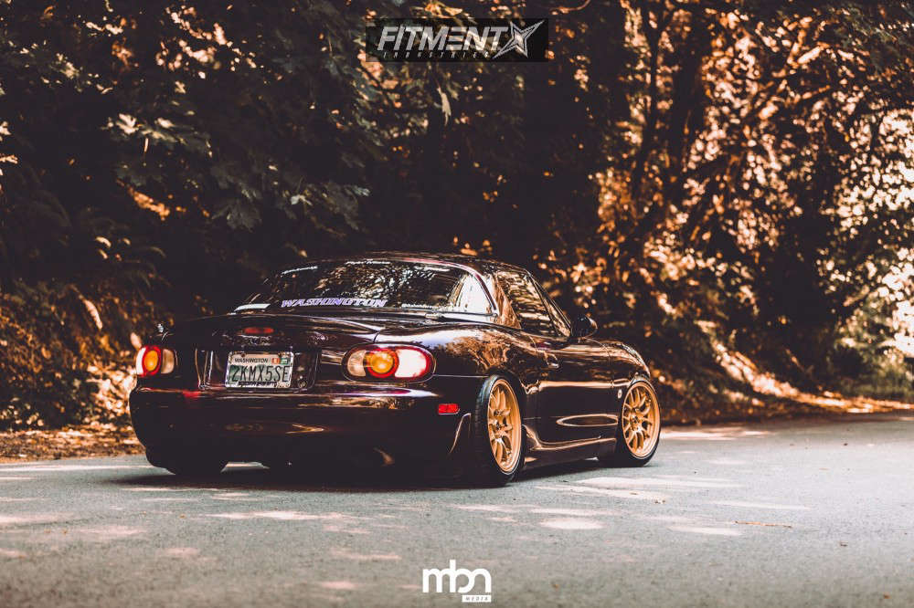 2000 Mazda Miata Base with 15x8 949 Racing 6UL and Toyo Tires 195x45 on ...