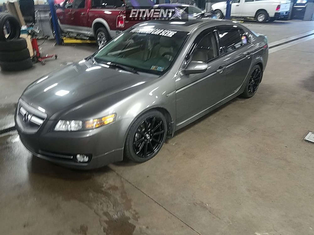 2007 Acura TL Base with 18x8 Konig Control and Cooper 225x40 on Stock ...