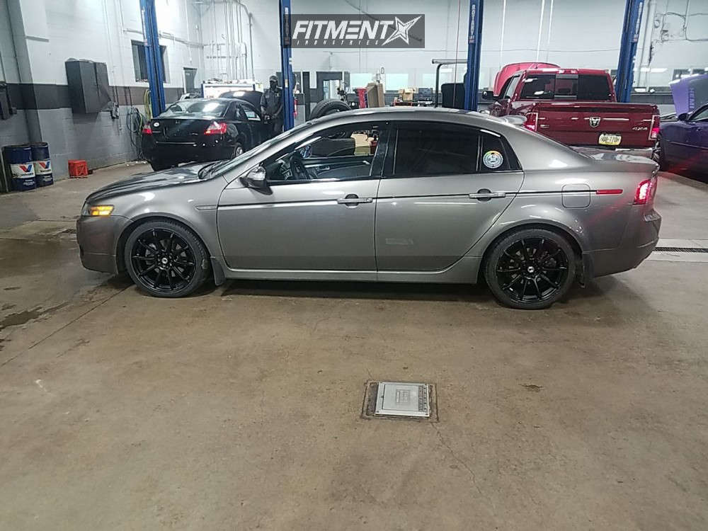 2007 Acura TL Base with 18x8 Konig Control and Cooper 225x40 on Stock ...