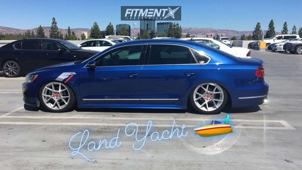 2016 Volkswagen Passat R-Line with 19x8.5 Rotiform Kps and Yokohama ...