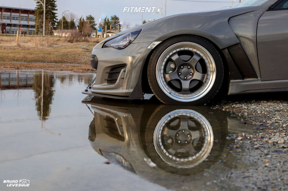 2013 Scion FR-S Base with 18x9.5 Varrstoen Es6 and Nankang 235x40 on ...