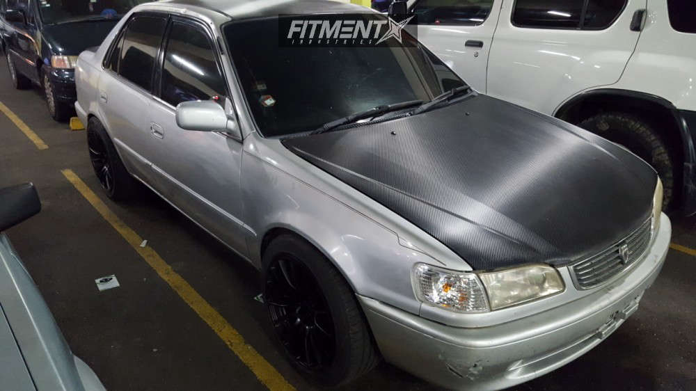 2000 Toyota Corolla LE with 17x8.25 XXR 550 and Falken 225x45 on ...