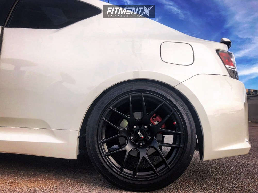 2015 Scion TC Base with 18x8.75 XXR 530 and Michelin 225x45 on ...