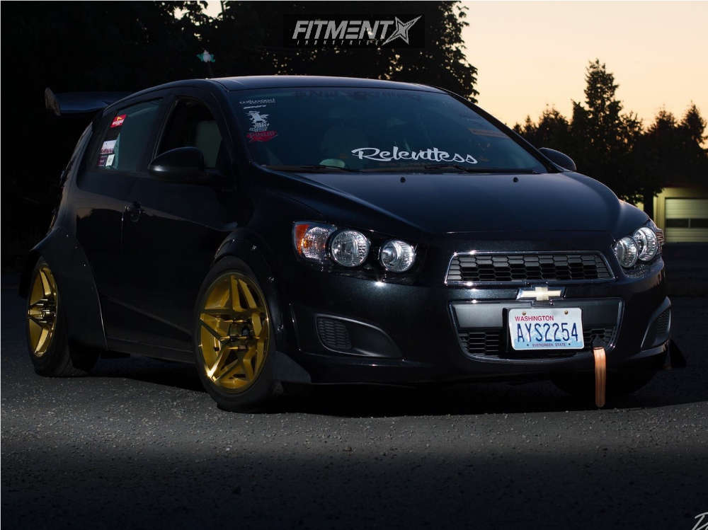 2015 Chevrolet Sonic LS with 17x9 MST Mt26 and Mastercraft 205x50 on ...