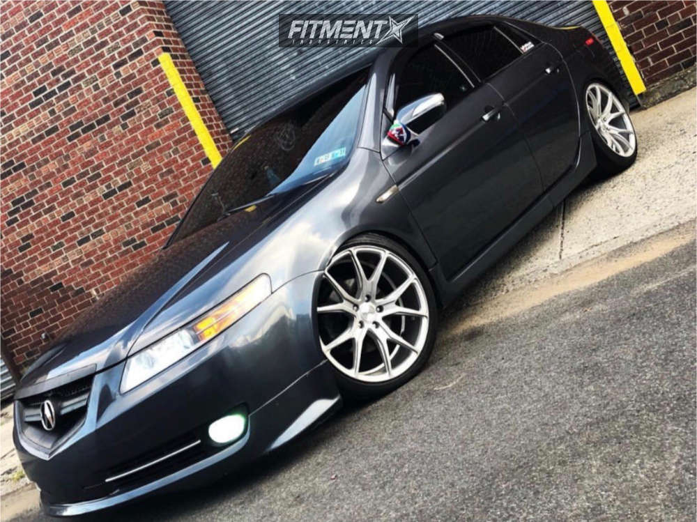 2007 Acura TL Base with 19x9.5 Varro Vd01 and Continental 245x35 on ...