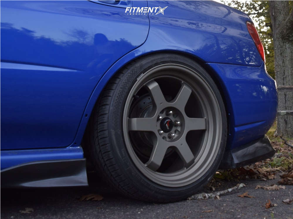 2002 Subaru Impreza WRX with 18x9 Japan Racing Jr11 and Nankang 225x40 ...