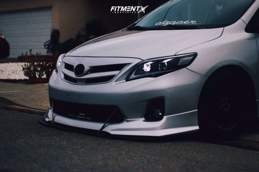 2013 Toyota Corolla S with 17x8.5 ESR Sr01 and General 215x45 on ...