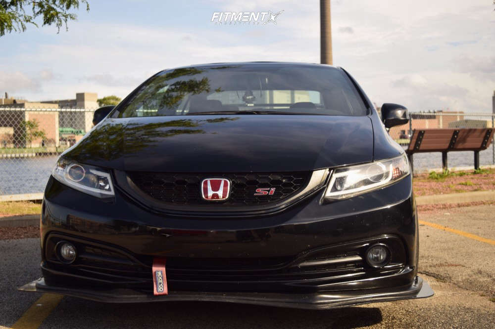 2013 Honda Civic Si with 18x9 MB Wheels Battles and Cooper 235x40 on ...