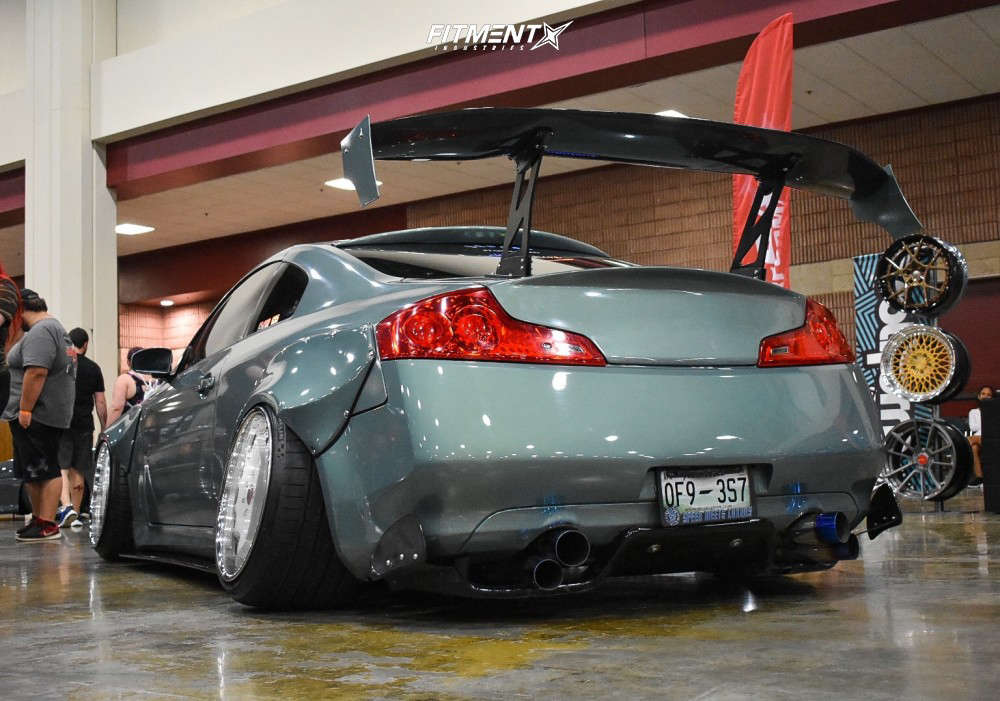 2006 INFINITI G35 2dr Coupe (3.5L 6cyl 6M) with 19x11.5 Weds Bazreia ...