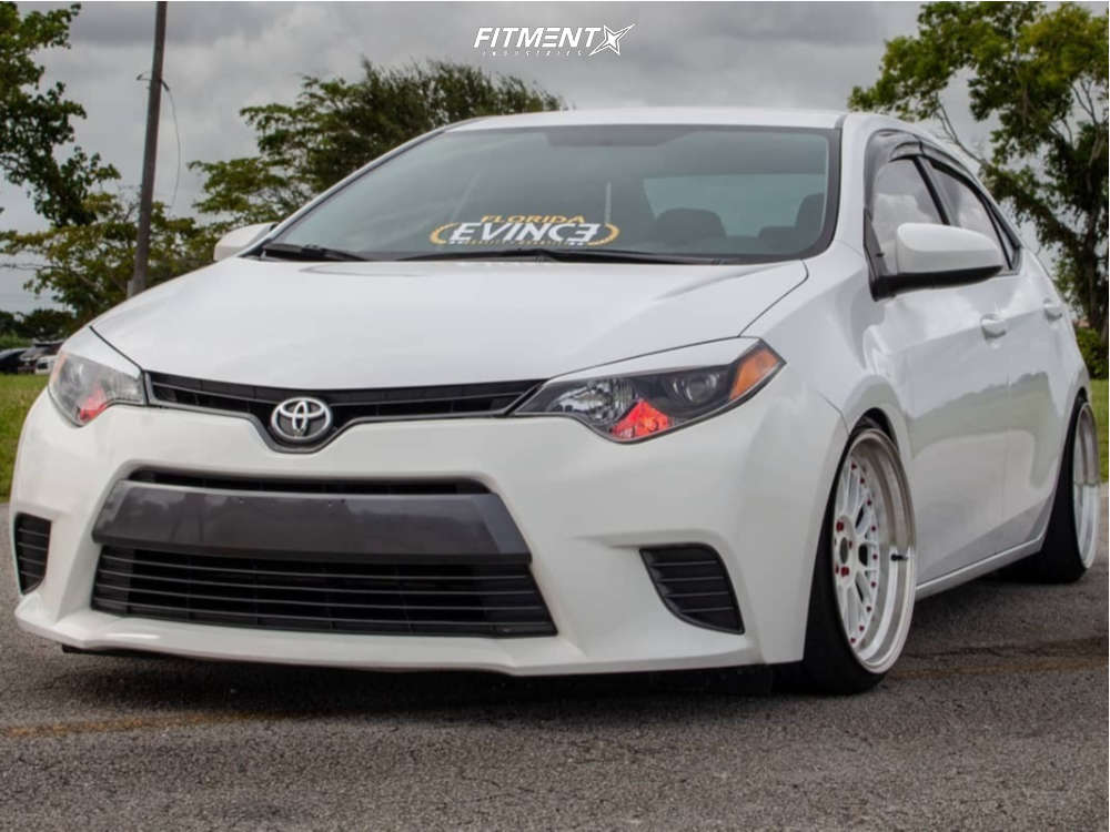 2015 Toyota Corolla LE with 18x10 MST Mt13 and Achilles 215x45 on ...