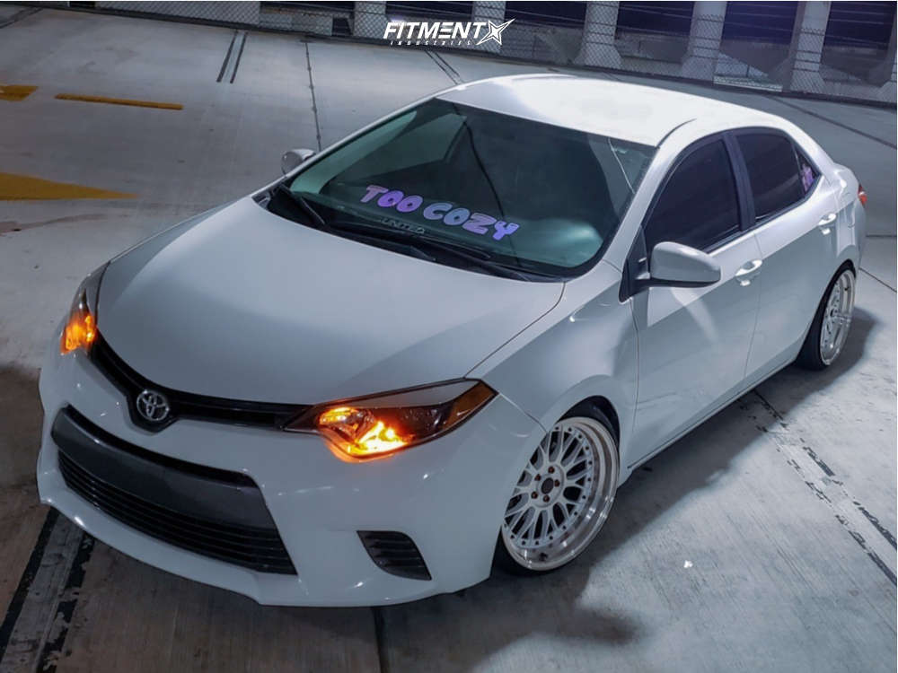 2015 Toyota Corolla LE with 18x10 MST Mt13 and Achilles 215x45 on ...