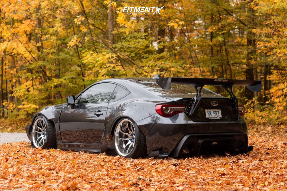 2015 Subaru BRZ Sport-tech with 18x9.5 Work Emotion Cr 2p and Pirelli ...