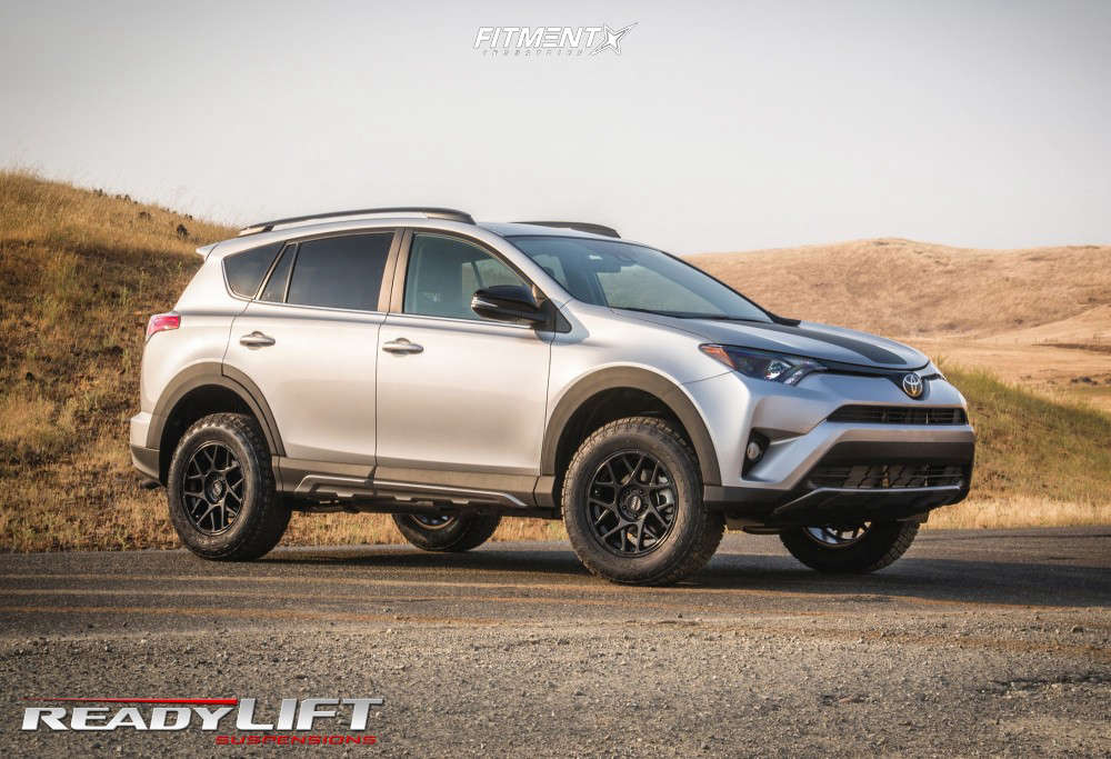 2018 Toyota RAV4 Adventure with 17x8 KMC Km708 and Nitto 245x65 on ...
