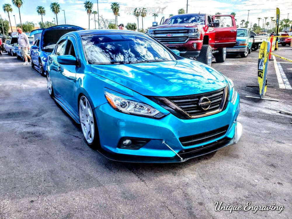 2017 Nissan Altima S with 20x9 MRR Vp3 and Falken 245x35 on Air ...