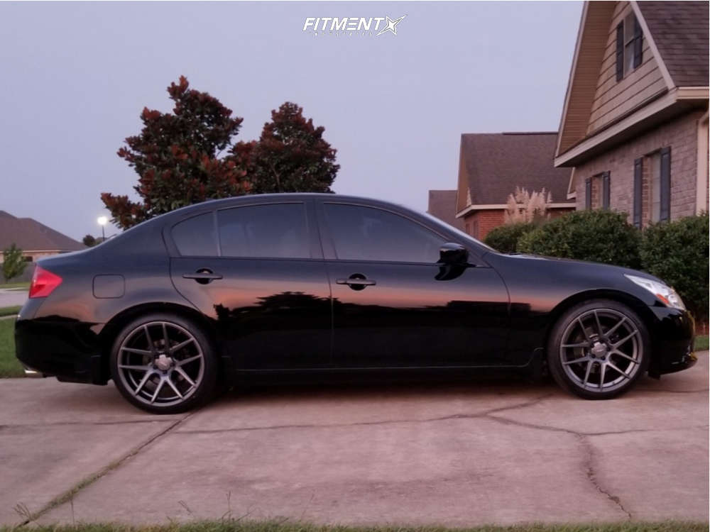 2012 INFINITI G37 Journey with 20x9 Velgen Vmb5 and Ohtsu 245x35 on ...