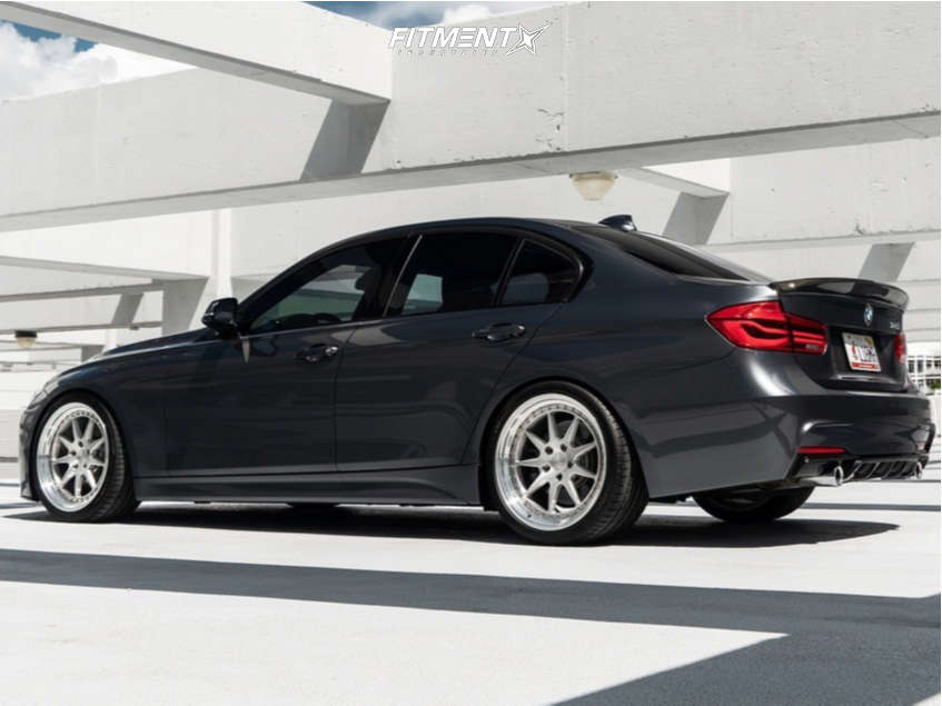 2016 BMW 340i Base with 19x9 Velgen SL-9 and Hankook 255x35 on Lowering ...