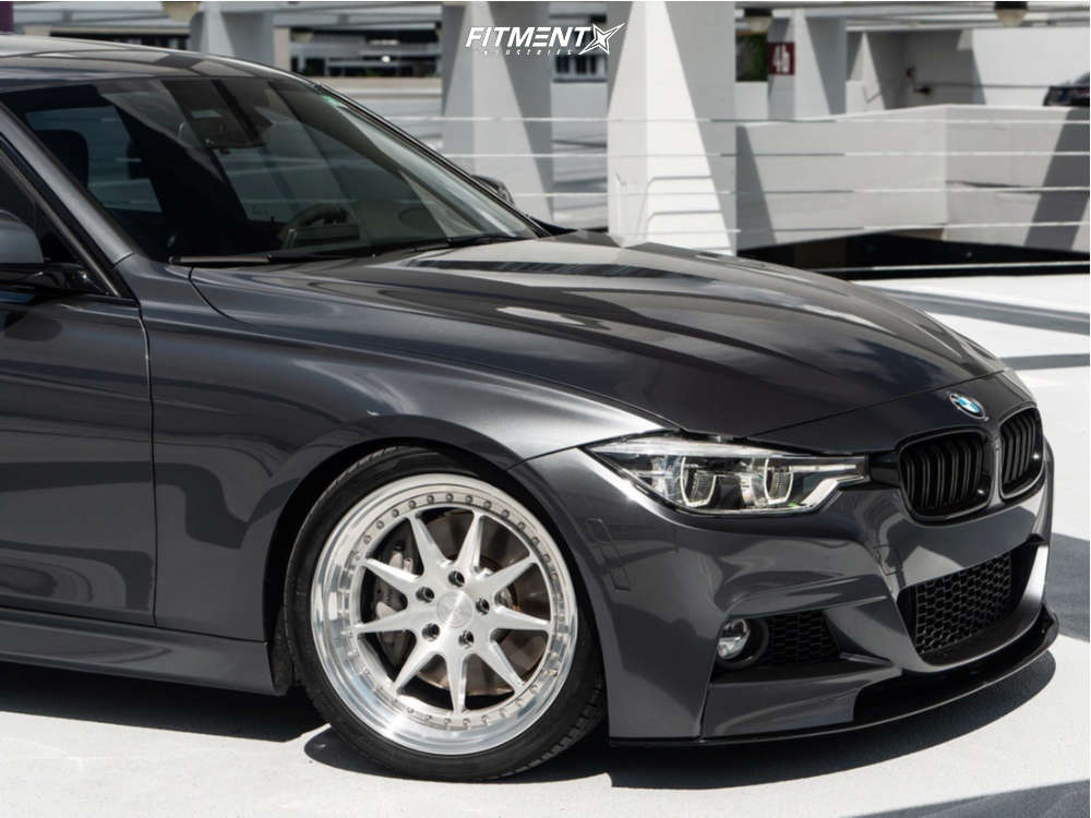 2016 BMW 340i Base with 19x9 Velgen SL-9 and Hankook 255x35 on Lowering ...