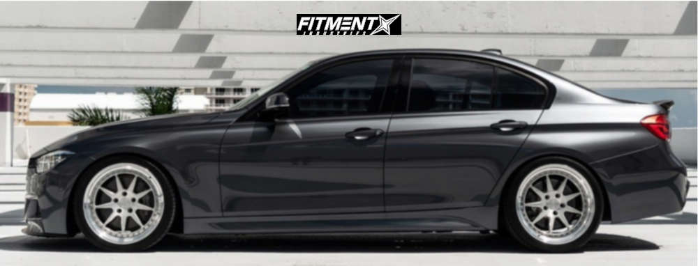 2016 BMW 340i Base with 19x9 Velgen SL-9 and Hankook 255x35 on Lowering ...