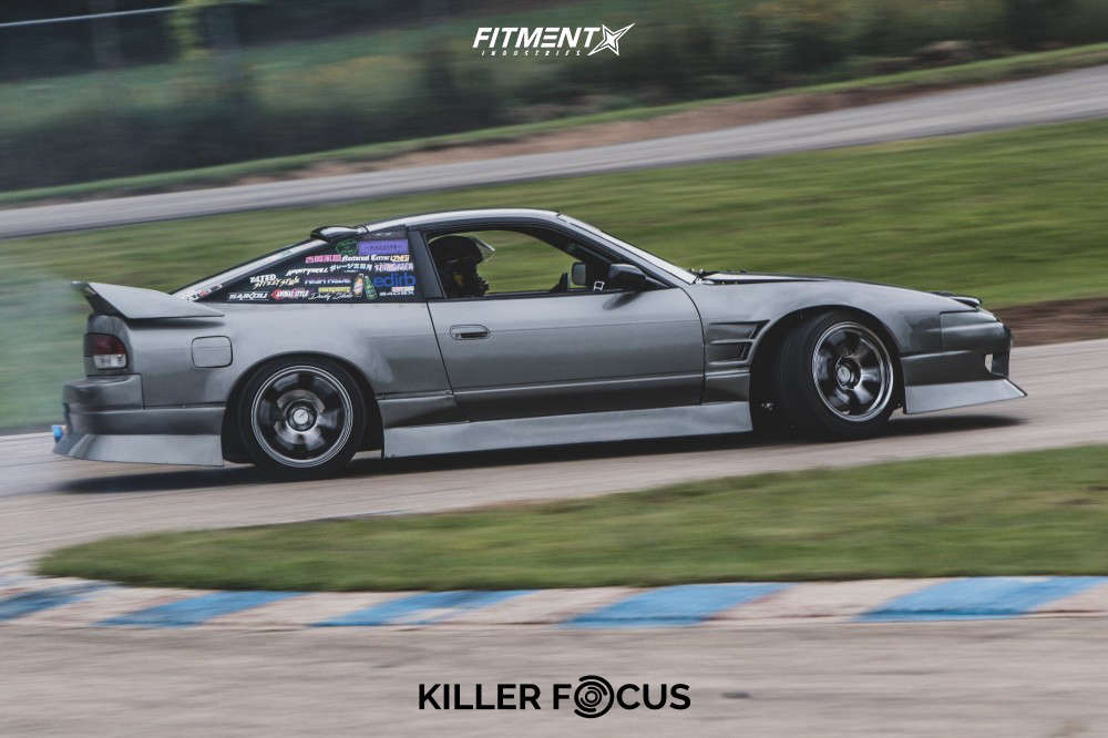 1991 Nissan 240SX Base with 17x9.5 Advan RGII and Zestino 235x40 on ...