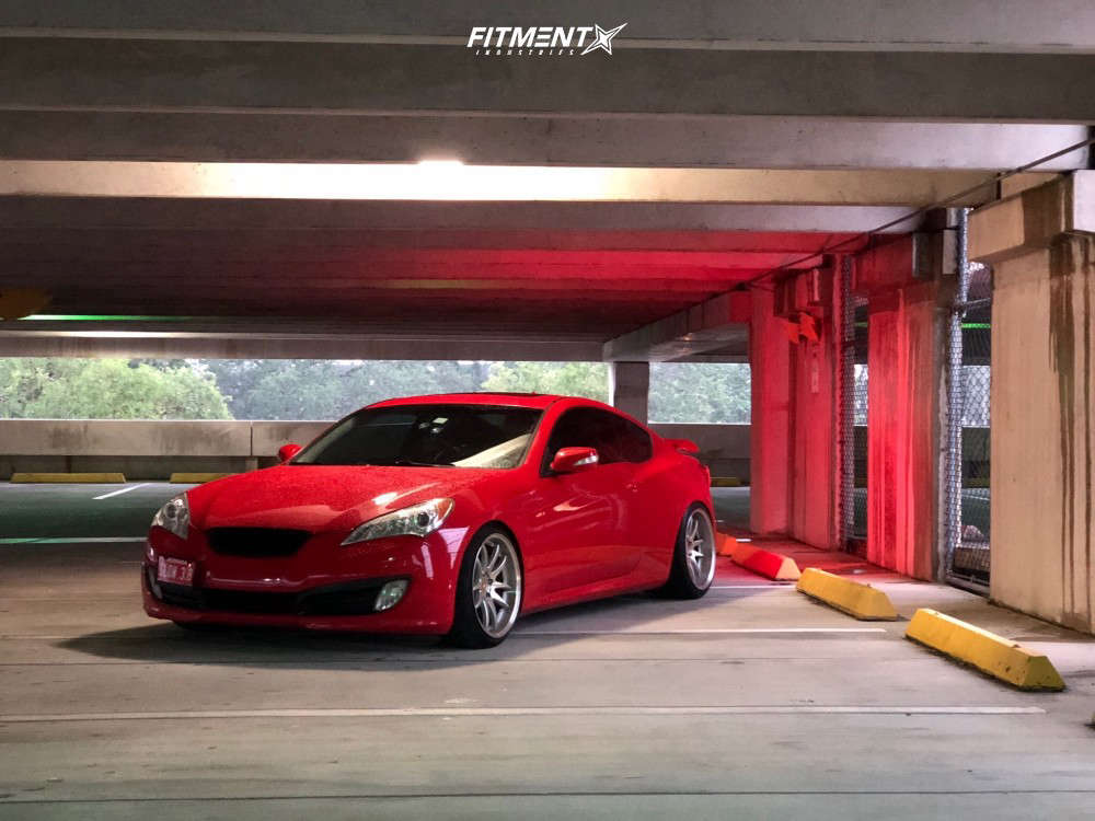 2010 Hyundai Genesis Coupe 3.8 Track with 19x9.5 Aodhan DS02 and ...