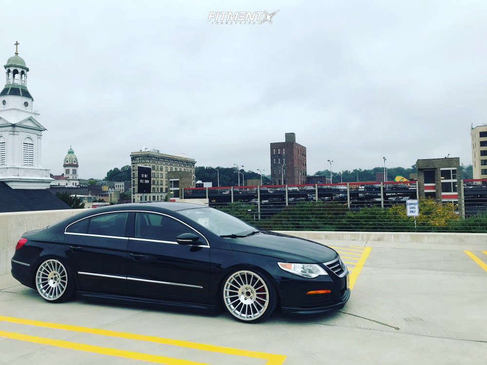 2012 Volkswagen CC Sport with 19x10 Rotiform Ind-t and Nankang 225x35 ...