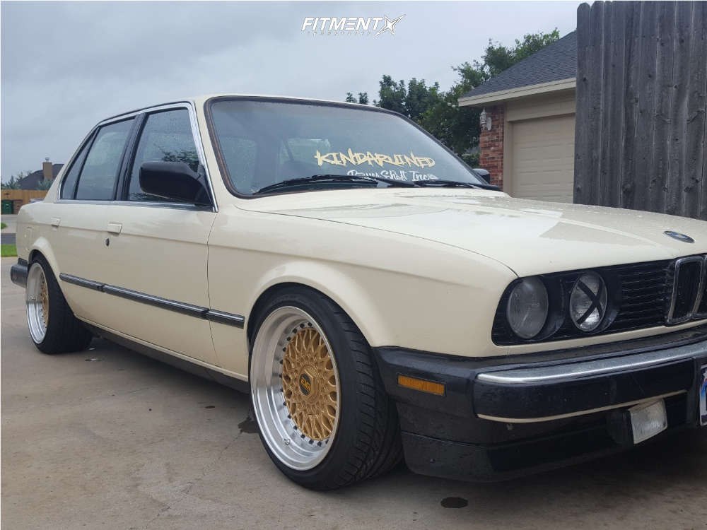 1987 BMW 325e Base with 16x9 ESM 002r and Yokohama 215x40 on Coilovers ...