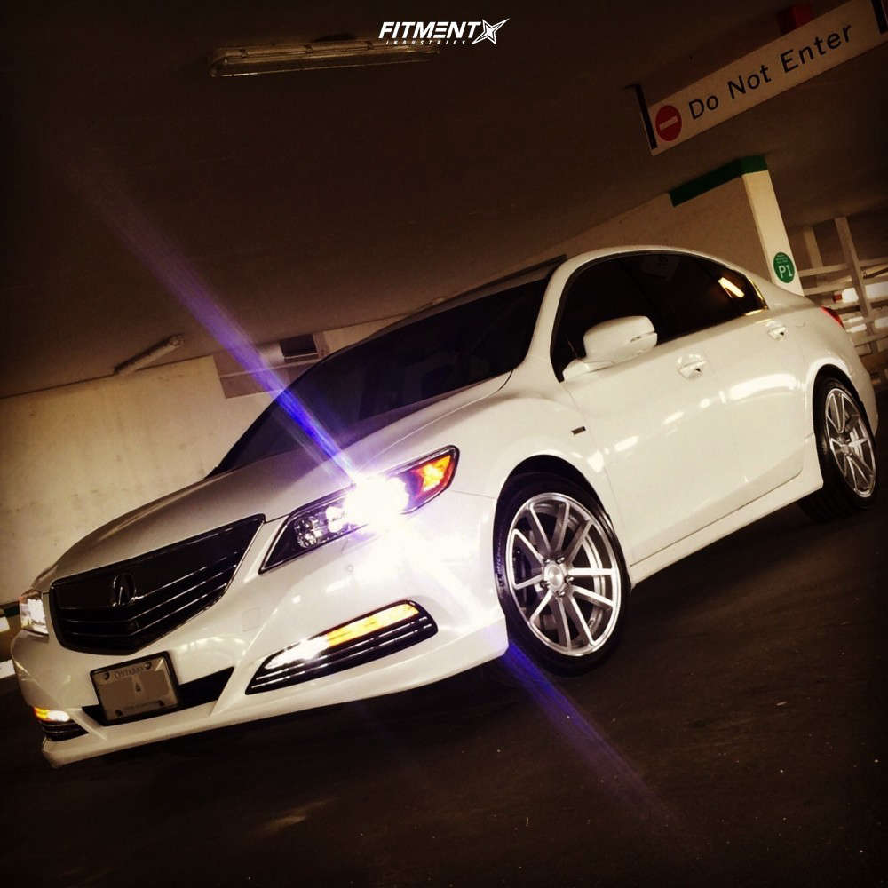 2015 Acura RLX Sport Hybrid SH-AWD with 19x8.5 Rotiform Spf and ...
