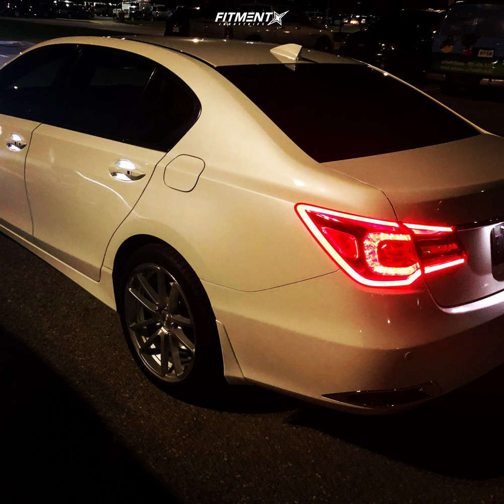 2015 Acura RLX Sport Hybrid SH-AWD with 19x8.5 Rotiform Spf and ...