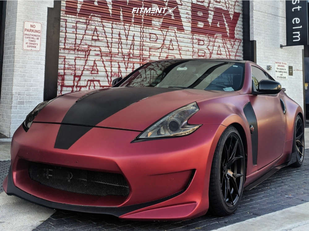 2016 Nissan 370Z Base with 19x9.5 Rohana Rfx5 and Bridgestone 265x35 on ...