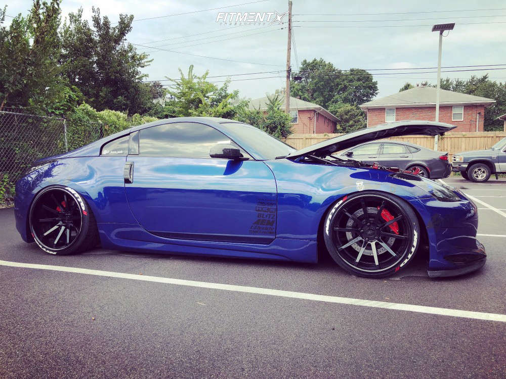 2003 Nissan 350Z Enthusiast with 20x11 Nessen Forged Full Custom S10 ...