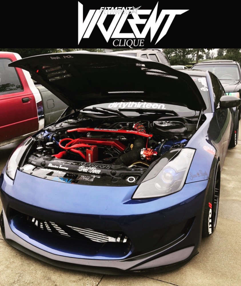 2003 Nissan 350Z Enthusiast with 20x11 Nessen Forged Full Custom S10 ...