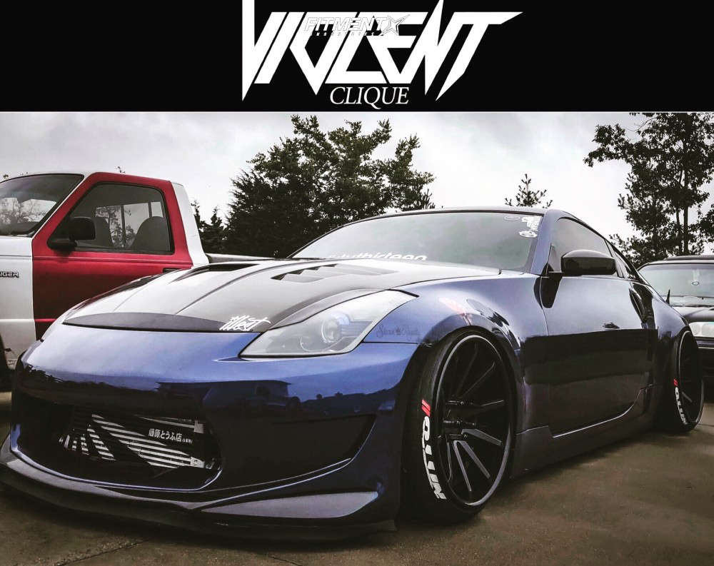 2003 Nissan 350Z Enthusiast with 20x11 Nessen Forged Full Custom S10 ...