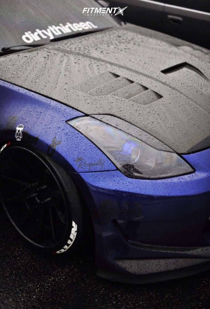 2003 Nissan 350Z Enthusiast with 20x11 Nessen Forged Full Custom S10 ...