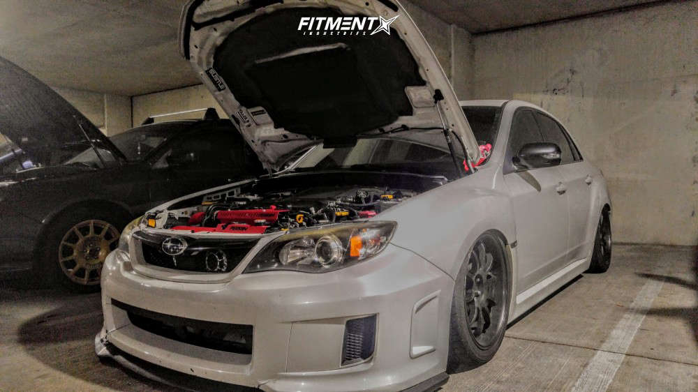2012 Subaru WRX Base with 18x10.5 Rota D Force and Goodyear 265x30 on ...