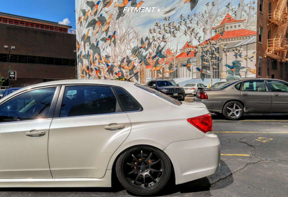 2012 Subaru WRX Base with 18x10.5 Rota D Force and Goodyear 265x30 on ...