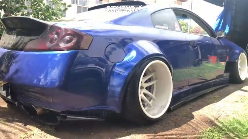 2003 INFINITI G35 Base with 19x11.5 Work Emotion Cr Kiwami and Nexen ...