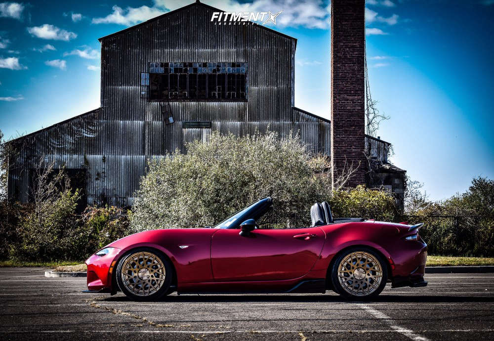 2016 Mazda MX-5 Miata GT with 17x9 Rotiform BLQ-T and Yokohama 215x40 on Coilovers | 500937 ...